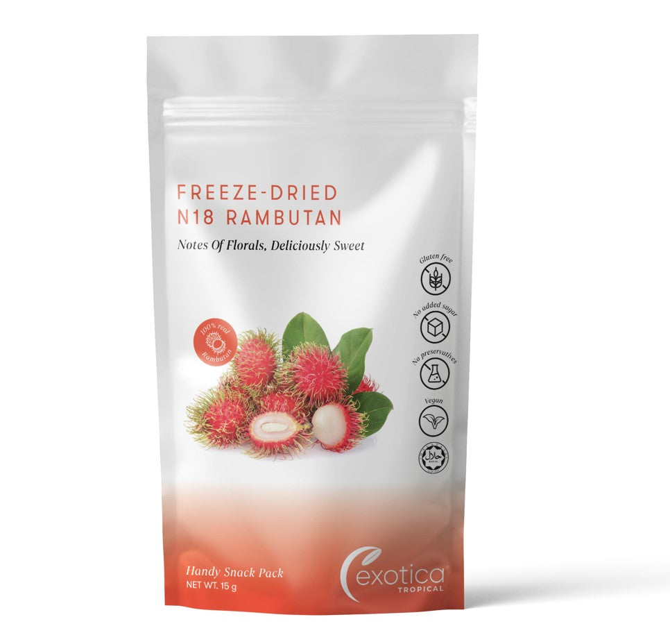 Freeze Dried N18 Rambutan 15g Snack Pack / Buy Online Exotica NZ / Fast ...